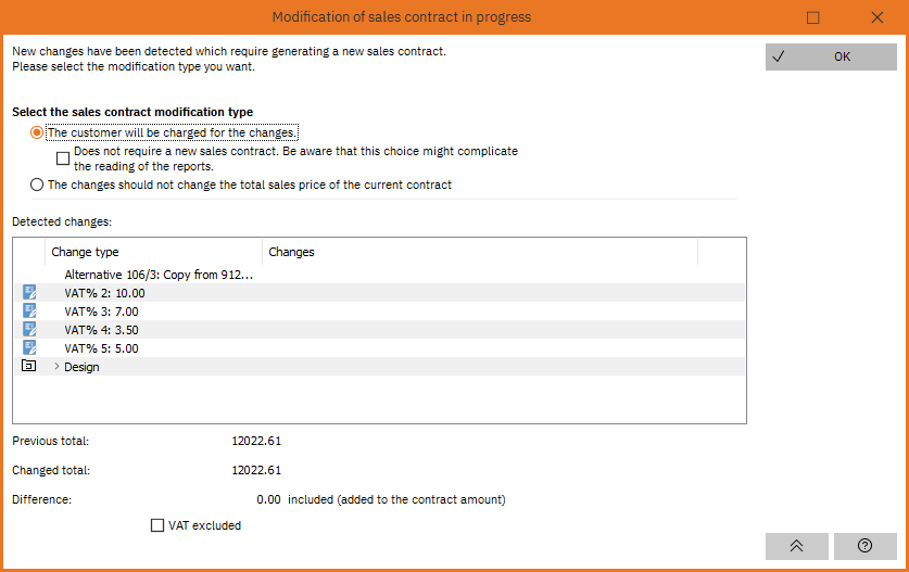Changing the VAT profile configuration – Winner Bizz