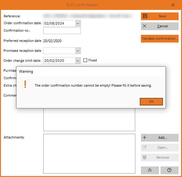 Force order confirmation number – Winner Bizz